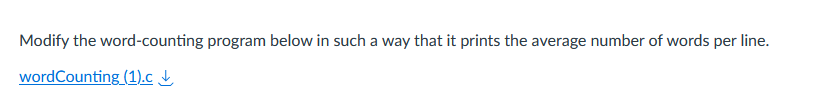 Solved Modify the word-counting program below in such a way | Chegg.com