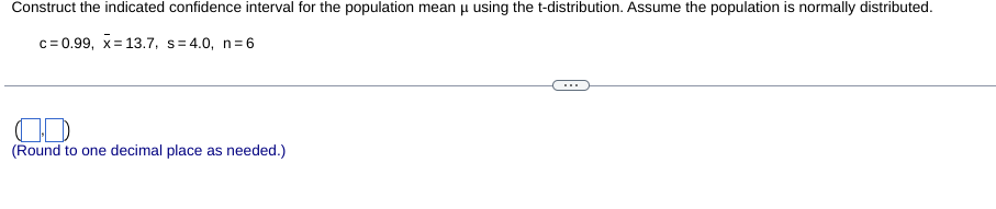 Solved Construct the indicated confidence interval for the | Chegg.com