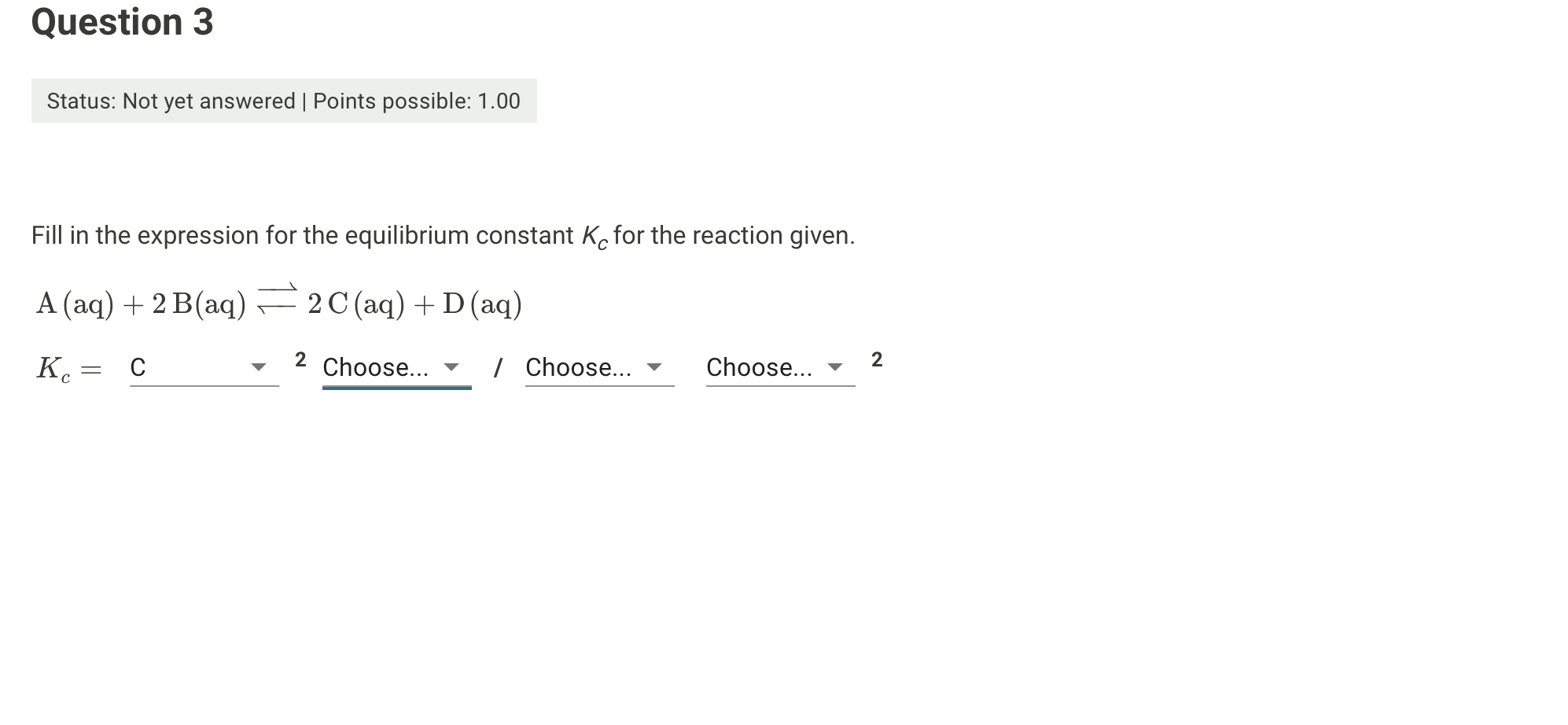 Solved the options are A B C and D for each blank | Chegg.com