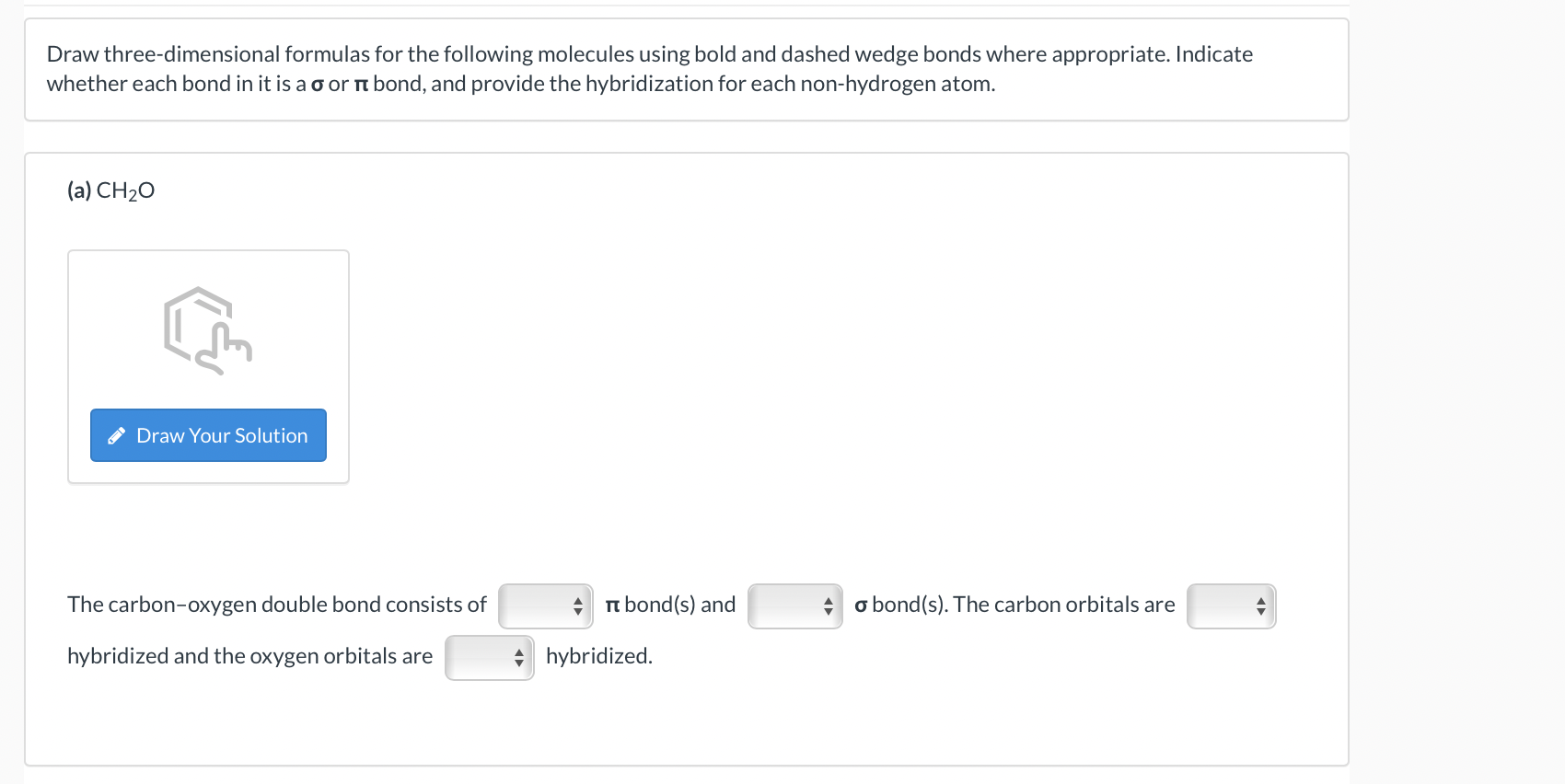 Solved Draw three-dimensional formulas for the following | Chegg.com