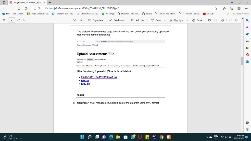 Solved Puгpose - For this assignment, you will create a PHP | Chegg.com