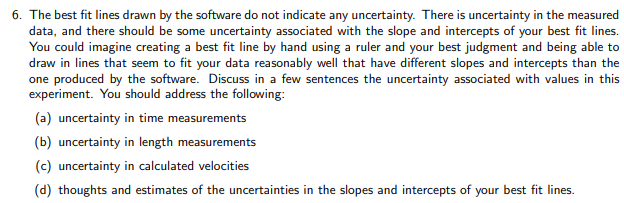 Solved TA2 Position Vs. Time Graph of the car Linearized | Chegg.com