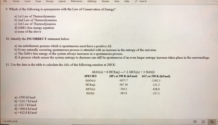 Solved Sign Layout References Mailings Review View Help