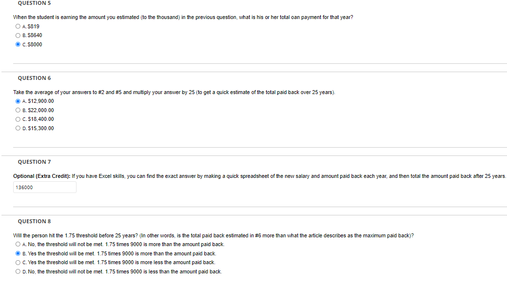 Quest 3: Rethinking Student Loans 1. Carefully read | Chegg.com