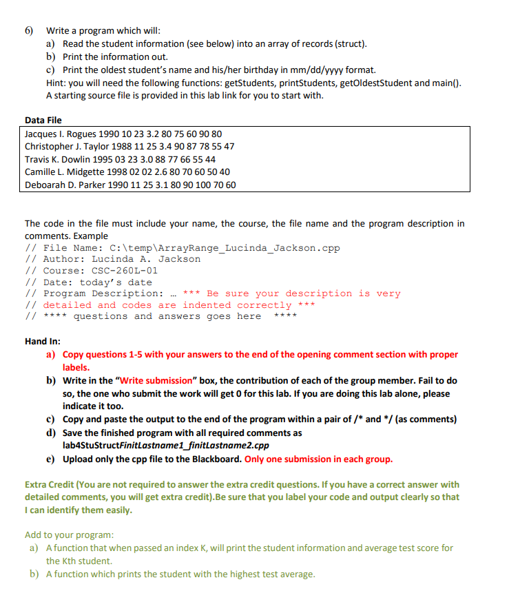Solved Complex Records The purpose ofthis laboratory | Chegg.com