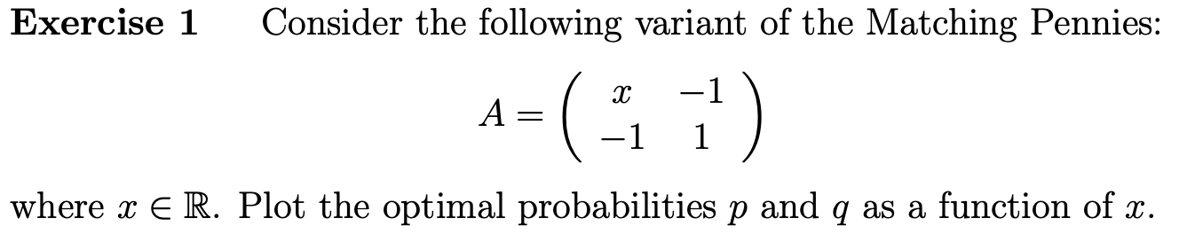 Solved Exercise 1 ﻿Consider the following variant of the | Chegg.com