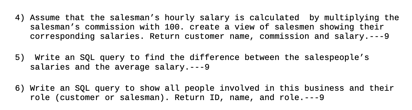 Solved Subject: Database Systems Can you please answer | Chegg.com
