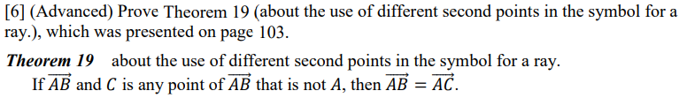 [6] (Advanced) Prove Theorem 19 (about the use of | Chegg.com