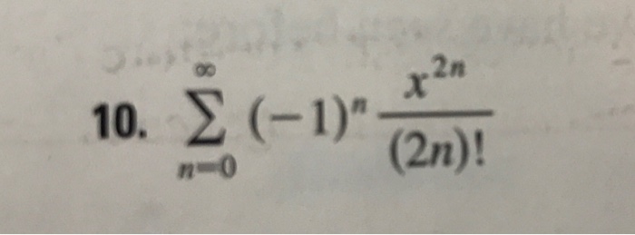 Solved 2n 10. (2n)! | Chegg.com