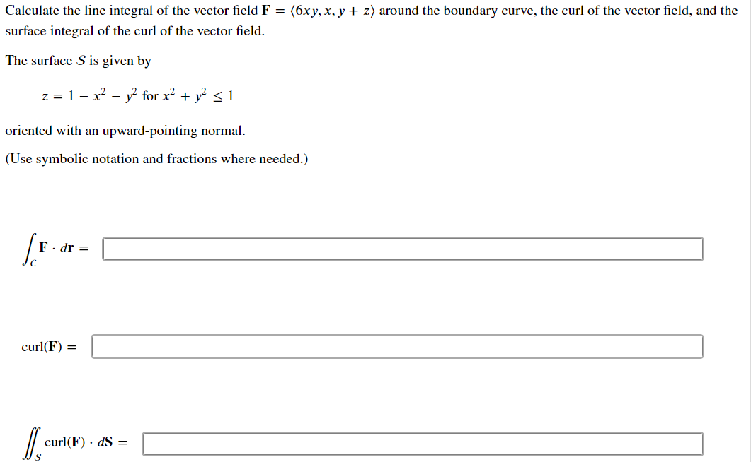Solved Calculate the line integral of the vector field | Chegg.com