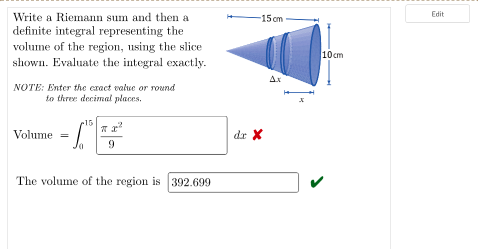 Solved Write a Riemann sum and then a definite integral | Chegg.com