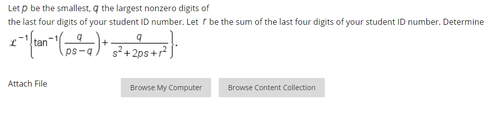 Solved Let p be the smallest, q the largest nonzero digits | Chegg.com