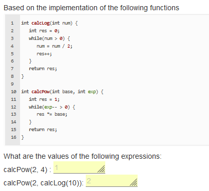 Solved Based on the implementation of the following | Chegg.com