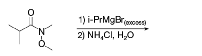 Solved ₂-6 1) i-PrMgBr(excess) 2) NH4Cl, H2O | Chegg.com