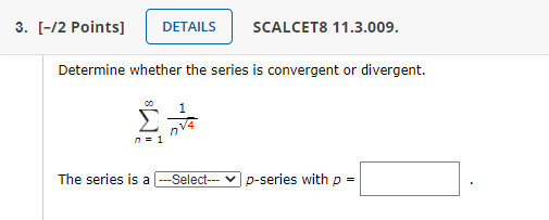 Solved Determine whether the series is convergent or | Chegg.com