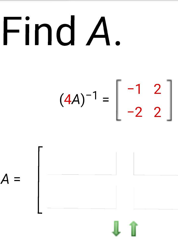 Solved Find A. (1954-[ 12.2 A = | Chegg.com