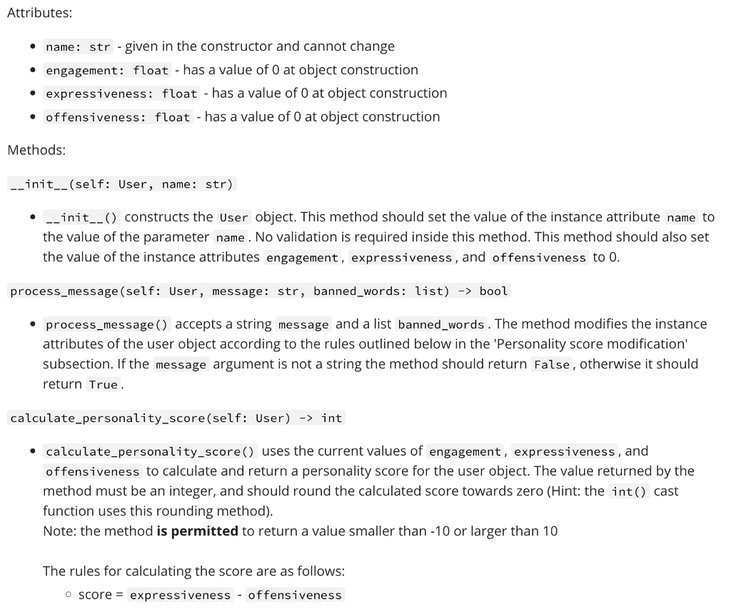 Your task is to create a program called moderator.py | Chegg.com