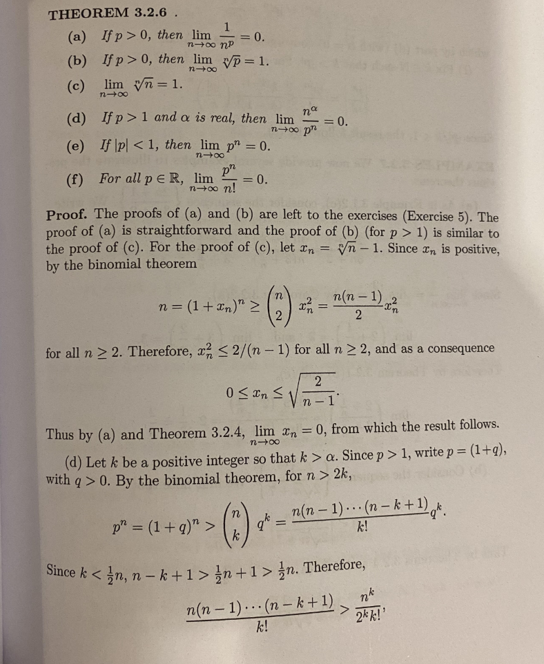 Solved For n∈N set pn=n1/n. (a) Show that 1 | Chegg.com