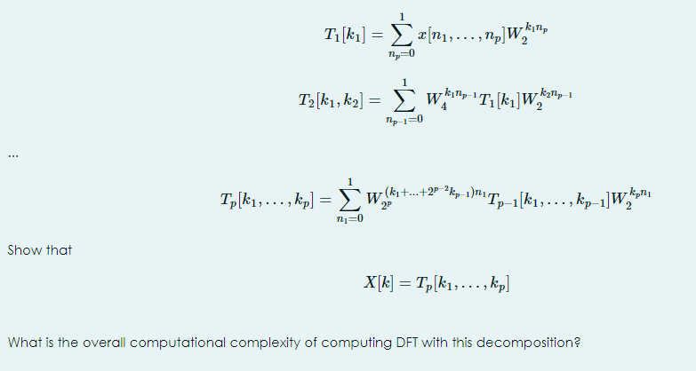 Suppose that we compute N point DFT of a N-length | Chegg.com