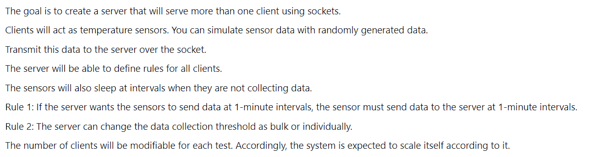 Solved The goal is to create a server that will serve more | Chegg.com