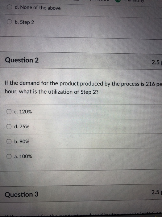 Solved Step 1Step 2Step 3 Cycle time 10 sec Cycle time 20 | Chegg.com
