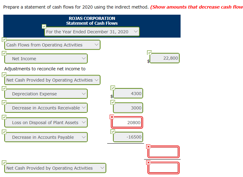 Statement Of Cash Flows Wiley