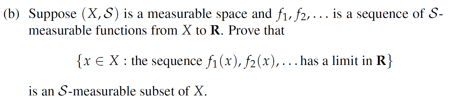 B Suppose X S Is A Measurable Space And F1