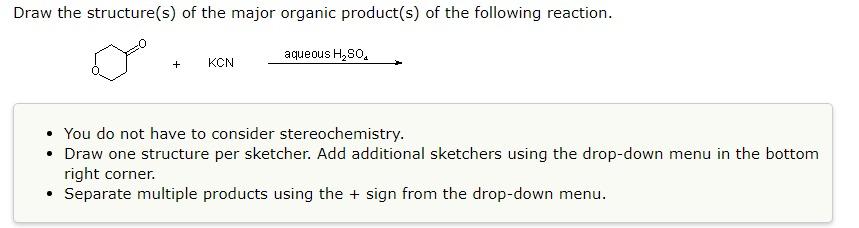 Solved Draw the structure(s) of the major organic product(s) | Chegg.com