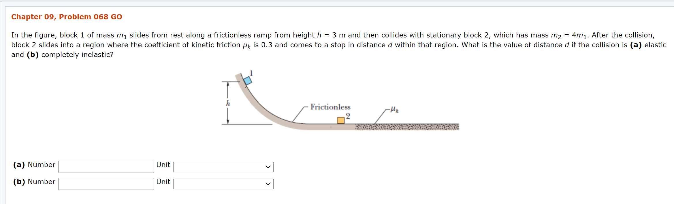 Solved Chapter 09, Problem 068 GO In the figure, block 1 of | Chegg.com