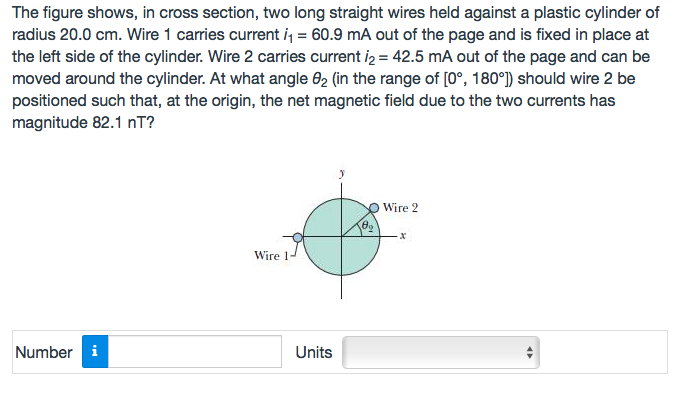 Solved The Figure Shows In Cross Section Two Long Straight
