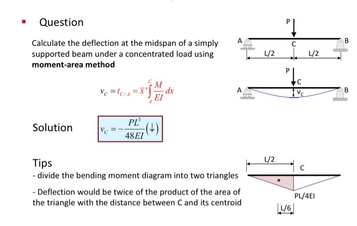 How To Calculate Deflection Of Beam Solved Calculate - vrogue.co How To Calculate Deflection Of Beam Solved Calculate - vrogue.co