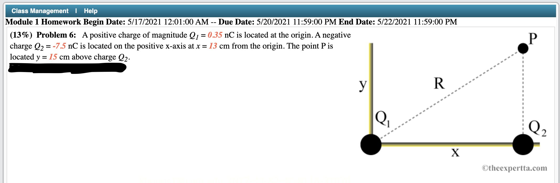 Solved Class Management | Help Module 1 Homework Begin Date: | Chegg.com