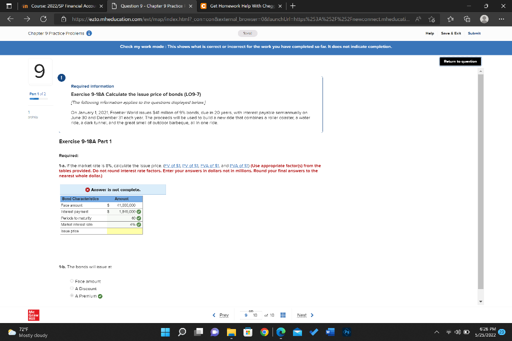 Solved I in Course: 2022/SP Financial Accou X Chapter 9 | Chegg.com
