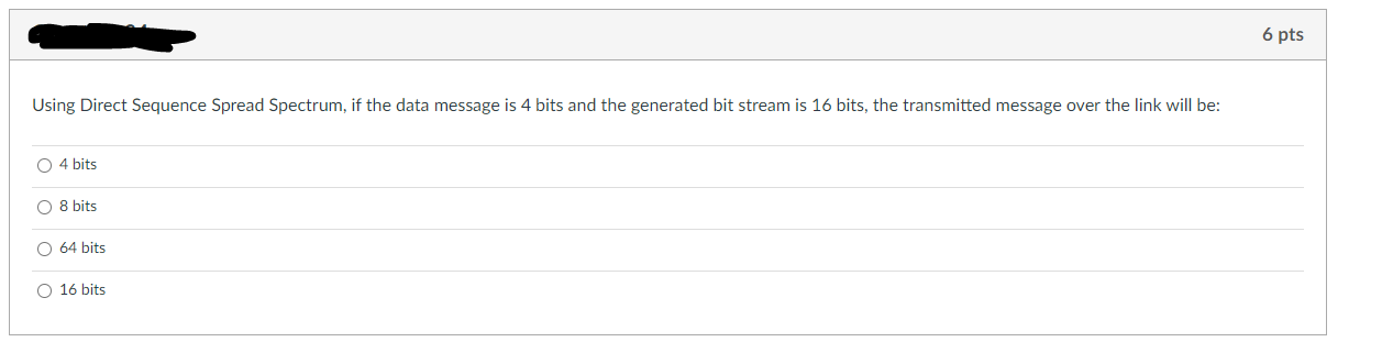 Solved Using Direct Sequence Spread Spectrum, if the data | Chegg.com