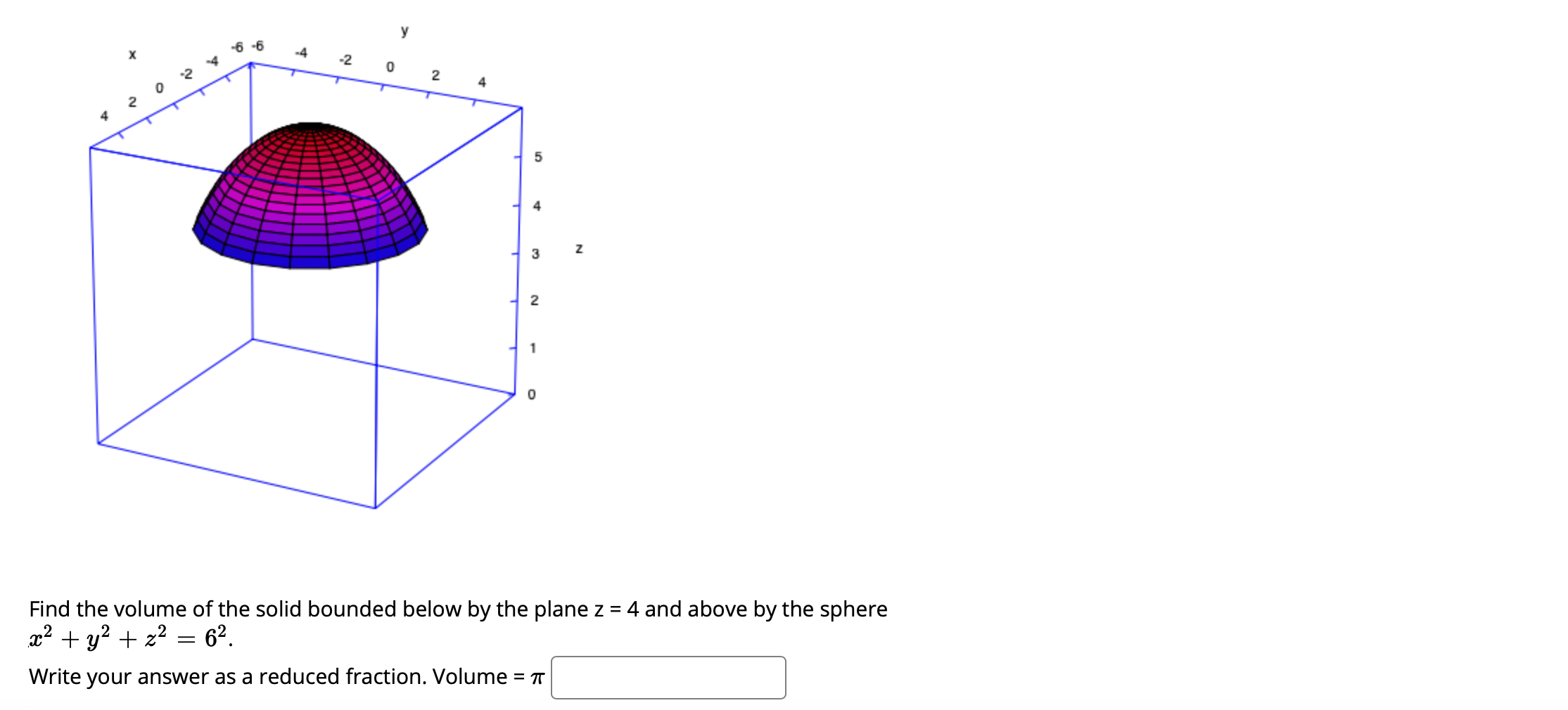 Solved 1 Evaluate dV, where E lines between the spheres x2 + | Chegg.com
