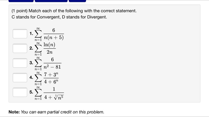 Solved Match each of the following with the correct | Chegg.com