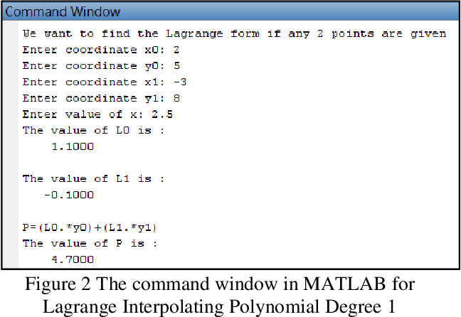 Solved Te trant to find the Lagrange form if anp 2 points | Chegg.com
