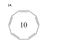Solved The all cis [10] annulene is considered to be not | Chegg.com