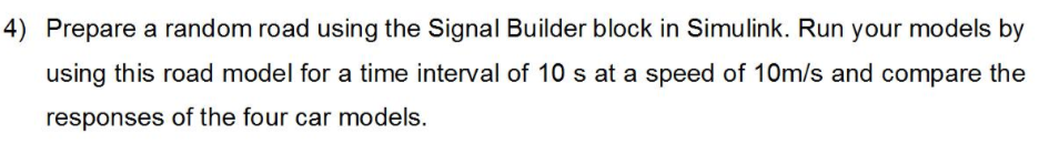 4) Prepare a random road using the Signal Builder | Chegg.com