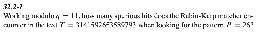 Solved Do problem 32.2-1 in the text p. 994 before answering | Chegg.com