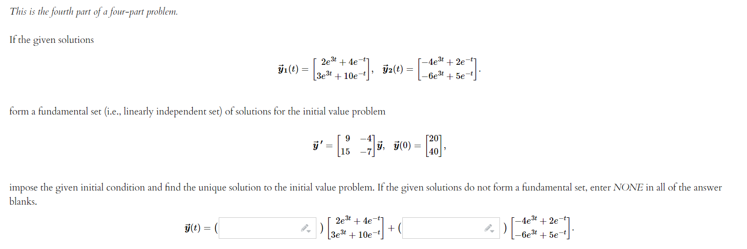 Solved This is the fourth part of a four-part problem. If | Chegg.com