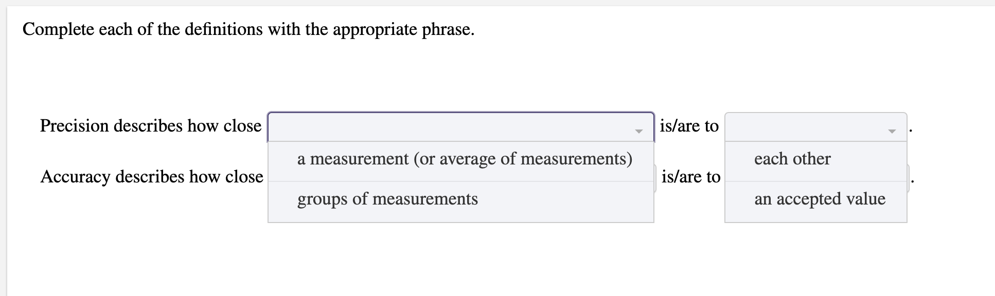 Solved Complete the table by assigning variable or fixed to | Chegg.com