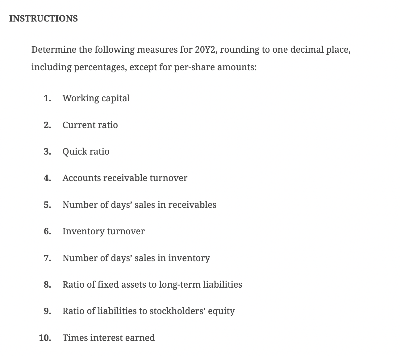 Solved PR 17-4A Measures of Liquidity, Solvency, and | Chegg.com