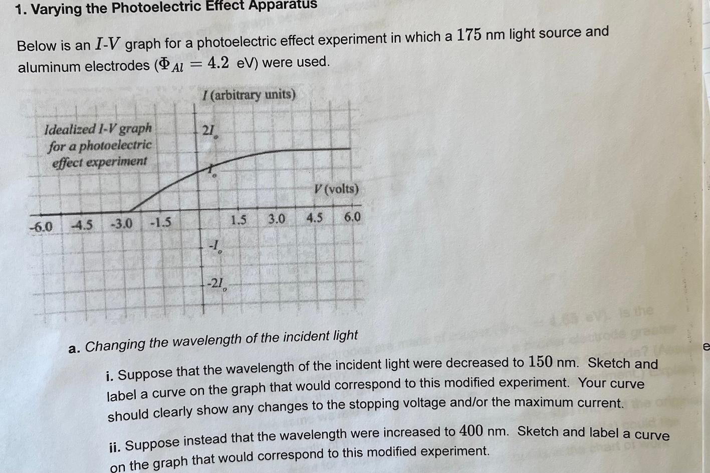Solved I need help with A ii. Is there a graph to draw | Chegg.com