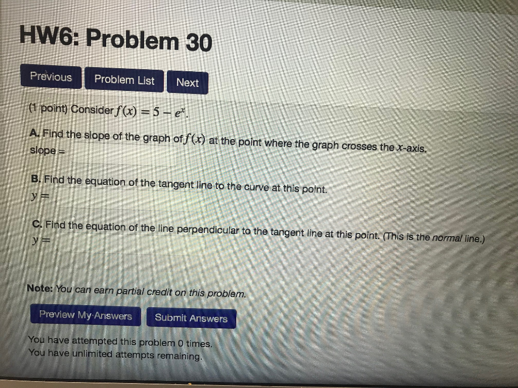 Solved HW6: Problem 30 Previous Problem ListNext | Chegg.com