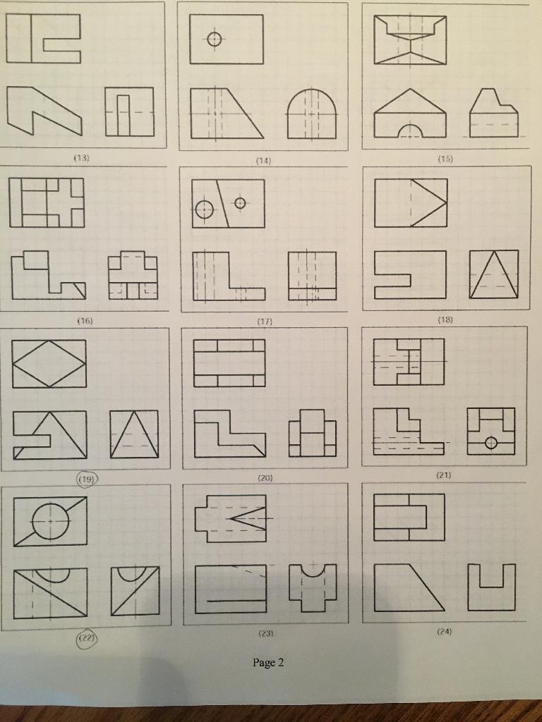 Solved For numbers 19 and 22 - "Given incomplete views, | Chegg.com