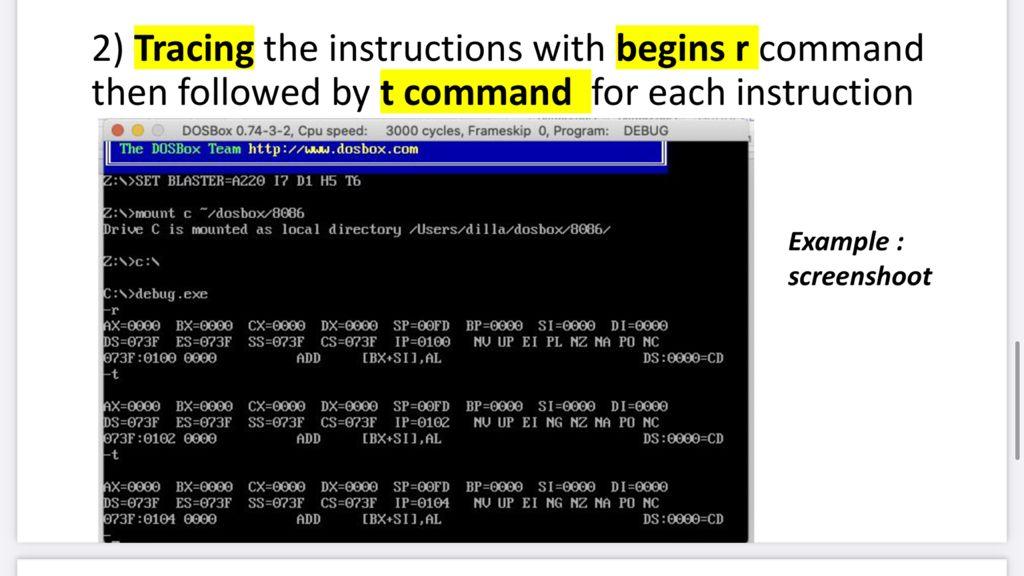 Solved LABTASK1 (5%) ENTER AND TRACING INSTRUCTIONS USING | Chegg.com