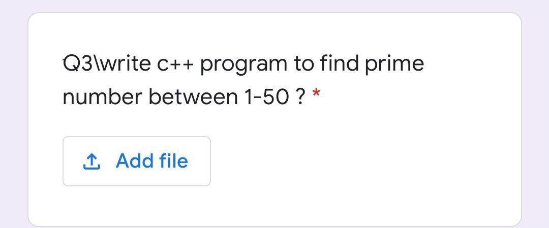 Solved Q3\write C++ program to find prime number between | Chegg.com
