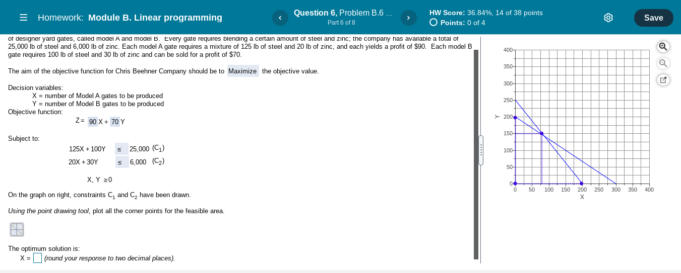 Solved Homework Module B Linear Programming Question 6