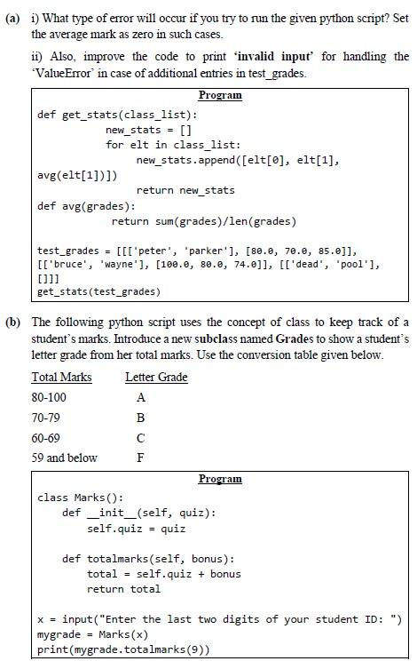 Solved (a) 1) What type of error will occur if you try to | Chegg.com